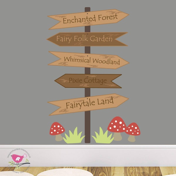 Enchanted Forest Direction Signs - Etsy UK