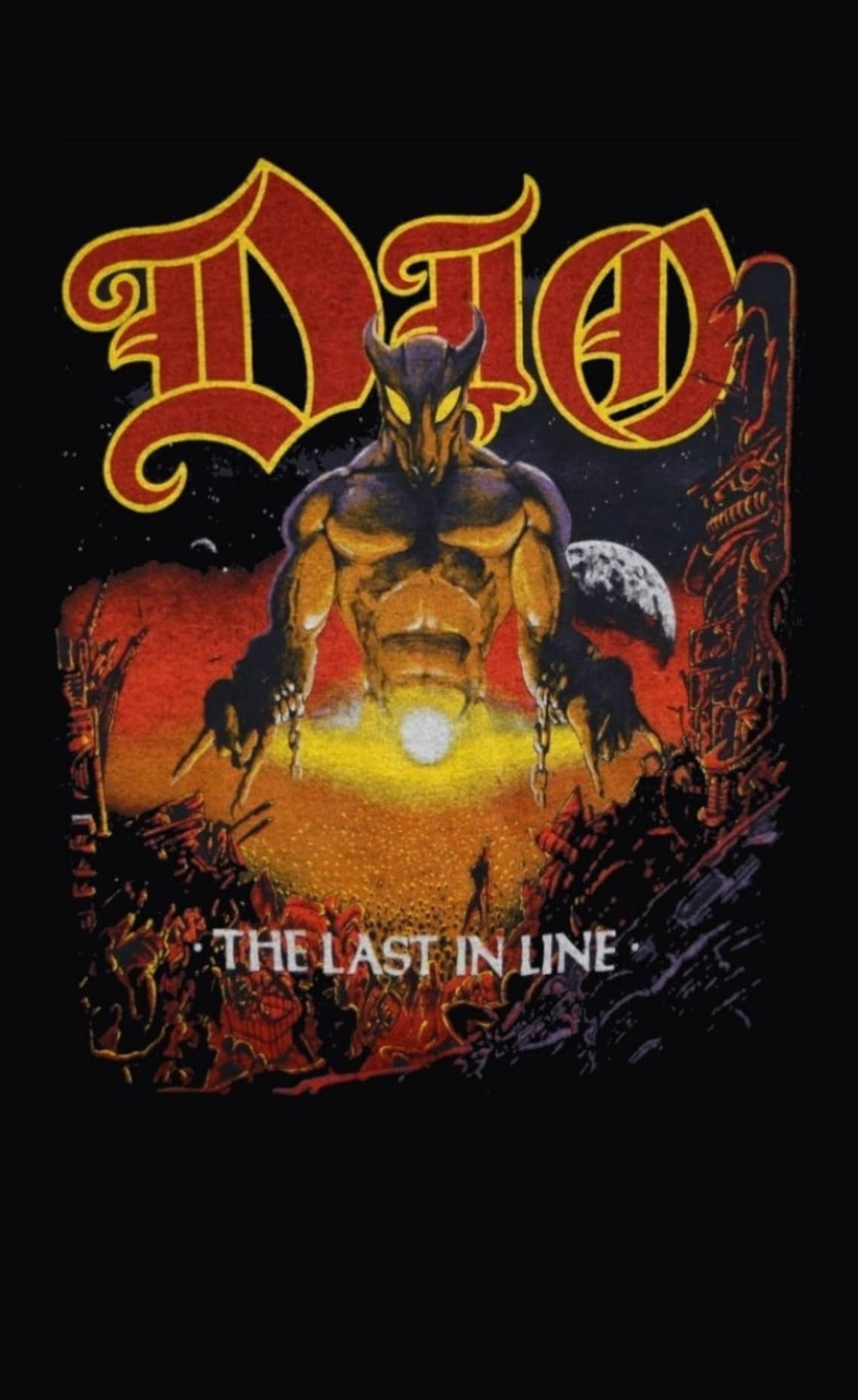 Dio the Last in Line Back Patch Cosplay Eddie Munson - Etsy