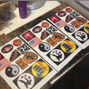 Halloween Cobra Kai Dojo Karate Back Patch Logo & 1 Small Front Dojo ...