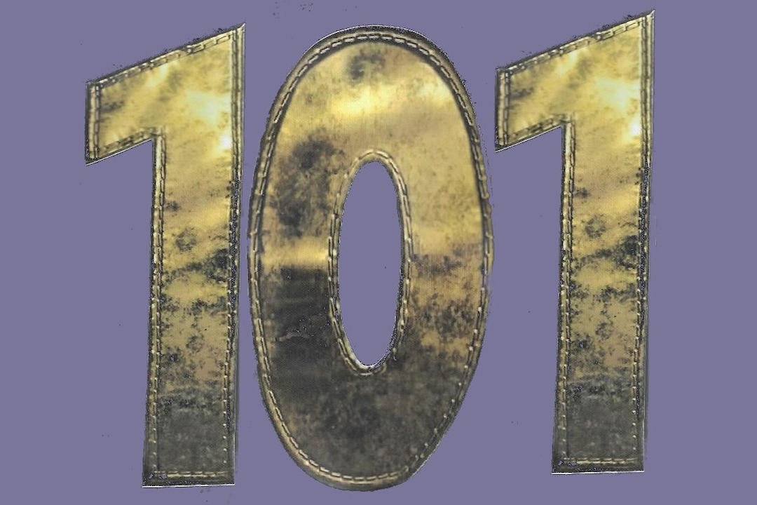 FALLOUT 101 printed / Fake Metallic Looking Vault-suit Numbers 21 Cm ...