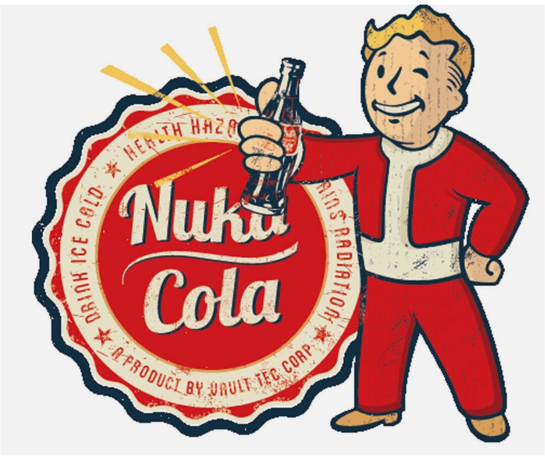 Fallout Nuka Cola Back Patch 1 Part Pipboy With Cola Bottle Cap ...