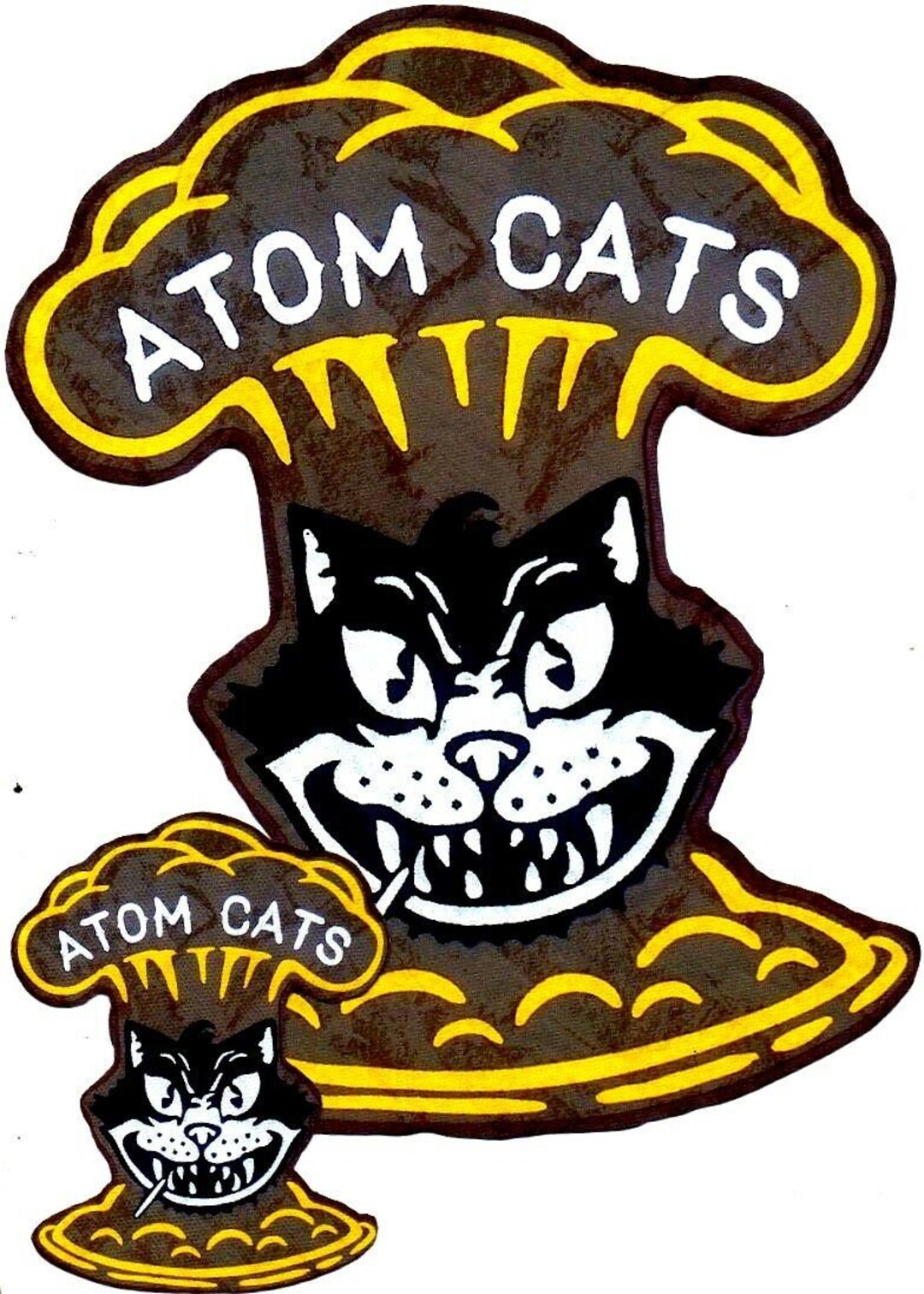 Halloween Fallout 4 Atom Cats Back Patch & 2 Small Front Pocket Arm ...