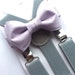 Boys Lilac Bow Tie and Suspenders Sets. Adults/kids - Etsy