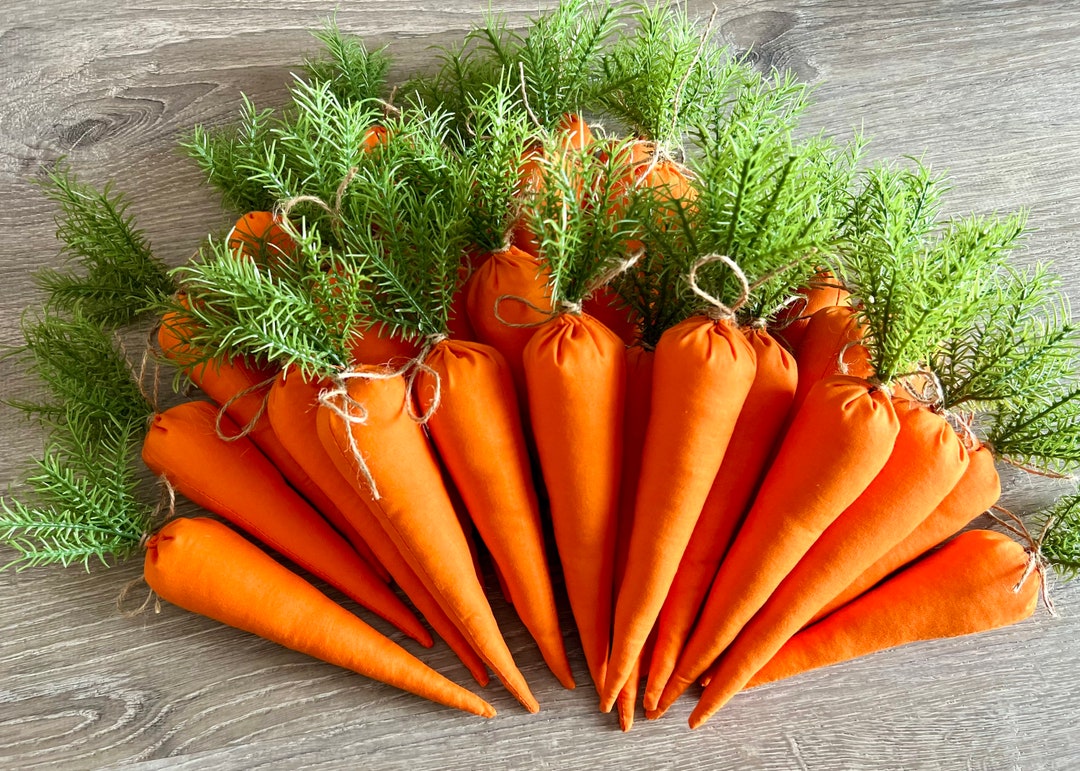 Easter Carrots, Stuffed Carrots Farmhouse Carrots, Easter Basket ...