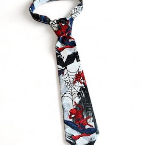 Spider Man Neck Tie. Kids and Adults Superhero Neck Tie. - Etsy