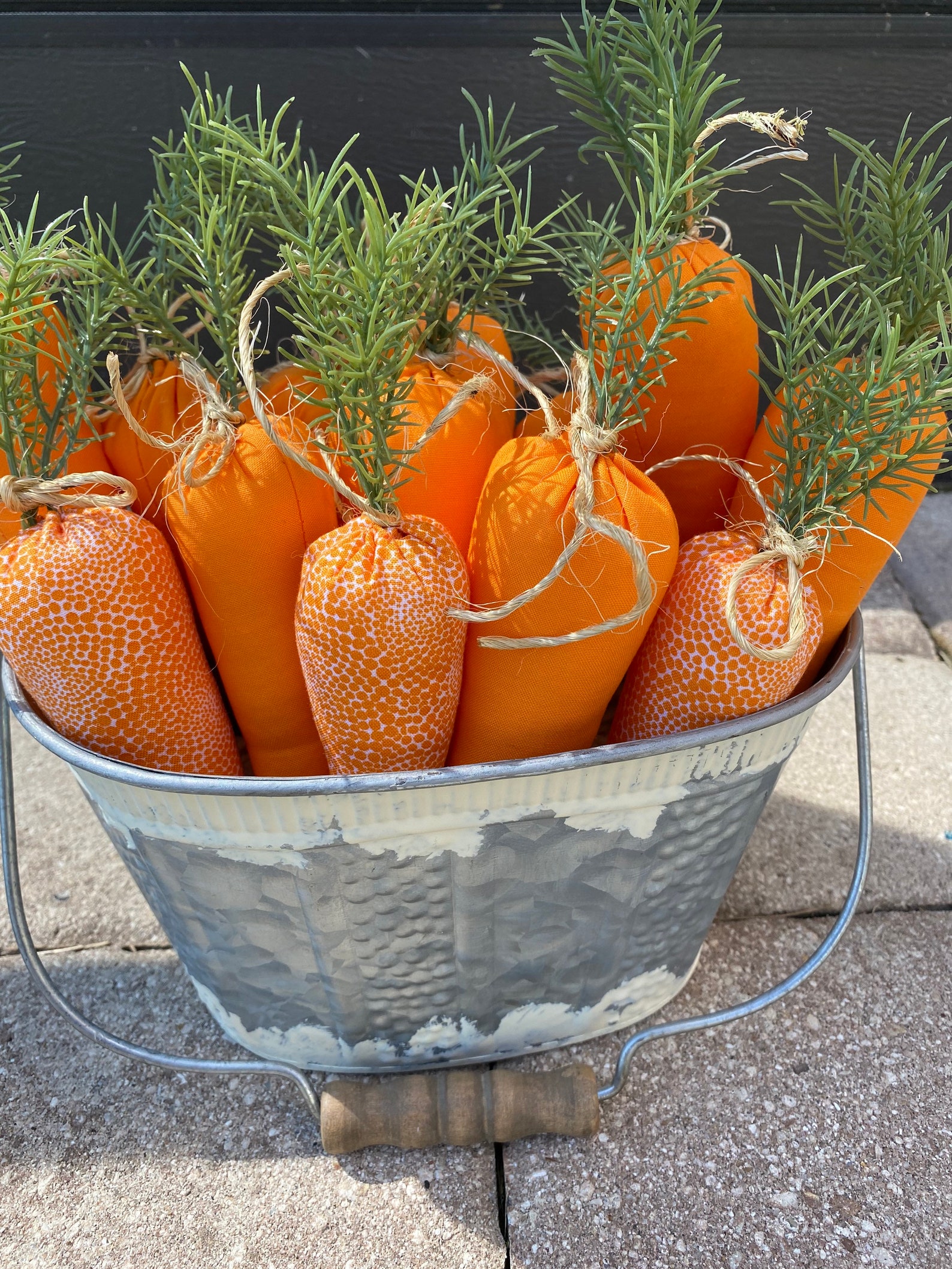 Easter Carrots Stuffed Farmhouse Carrots Easter Basket - Etsy