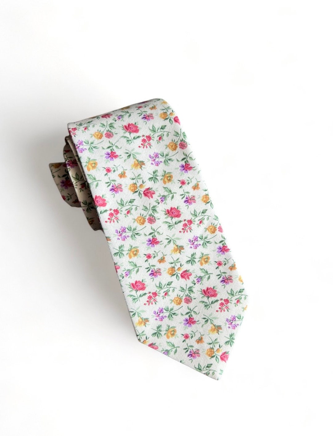 Light Pink Green Spring Flowers Floral Necktie. Light Pink Flowers ...