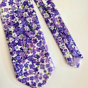 Lilac Spring Flowers Floral Necktie. Light Purple Spring Lilac - Etsy