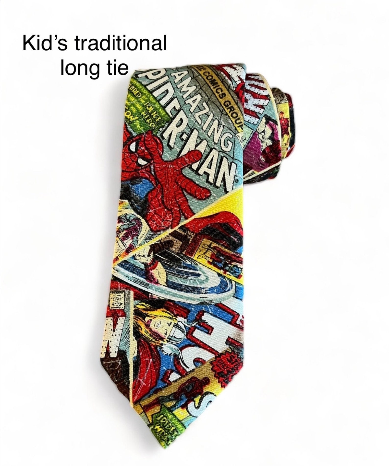 Superhero Neck Tie. Superhero Wedding Party Birthday Necktie. - Etsy