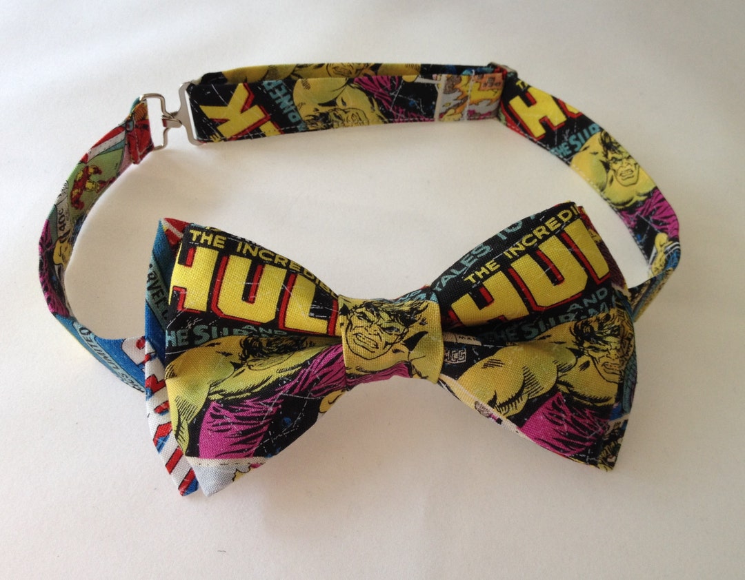 Incredible Hulk Marvel Comics Bow Tie! Avengers! - Etsy