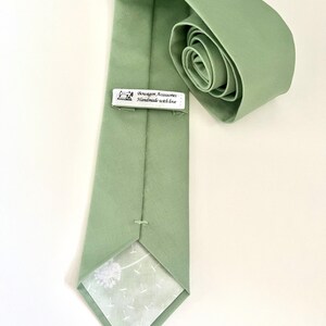 Sage Necktie. Sage Bow Tie. Light Green Sage Spring Necktie. Wedding ...