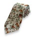 Spring Floral Necktie. Brown Flowers Necktie. Floral Easter Necktie ...