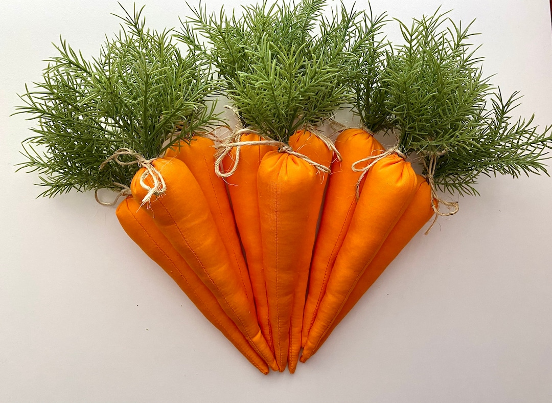 Easter Carrots, Stuffed Farmhouse Carrots, Easter Basket Stuffers ...