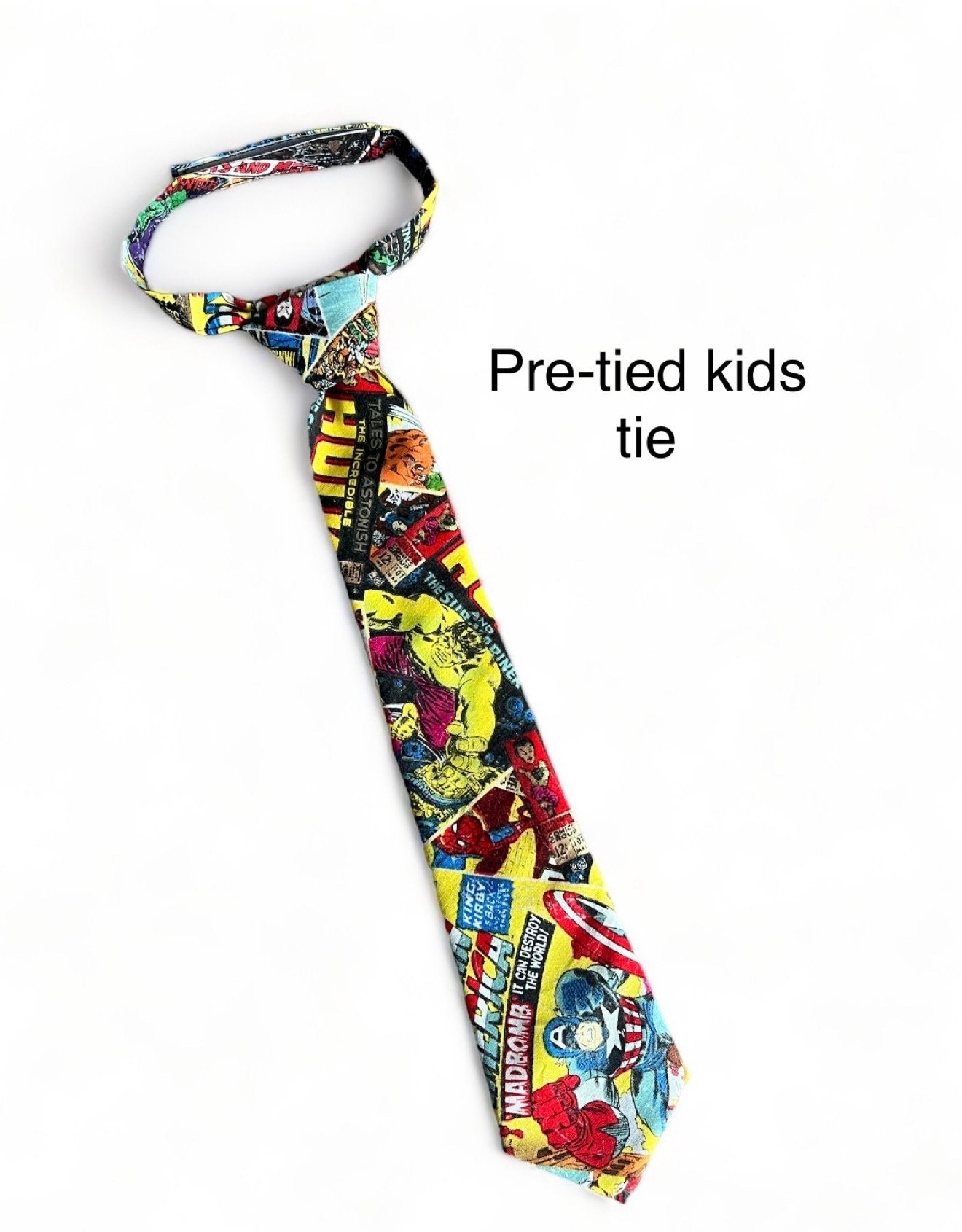 Superhero Neck Tie. Superhero Wedding Party Birthday Necktie. - Etsy