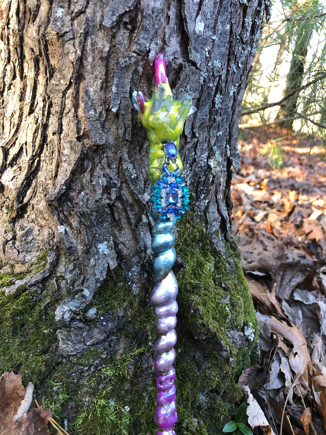 Rainbow Swirl Magic Wands for All Ages. Included With These Handmade ...