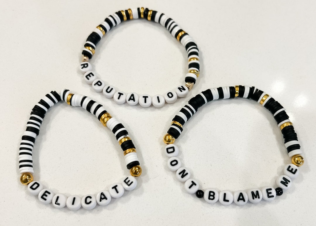 Eras Tour Inspired Reputation Bracelet Set Don't Blame Me Delicate ...