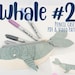 PDF Pattern | Whale #2 Pencil Case | Zipper Pouch | Justynathandmade - Etsy