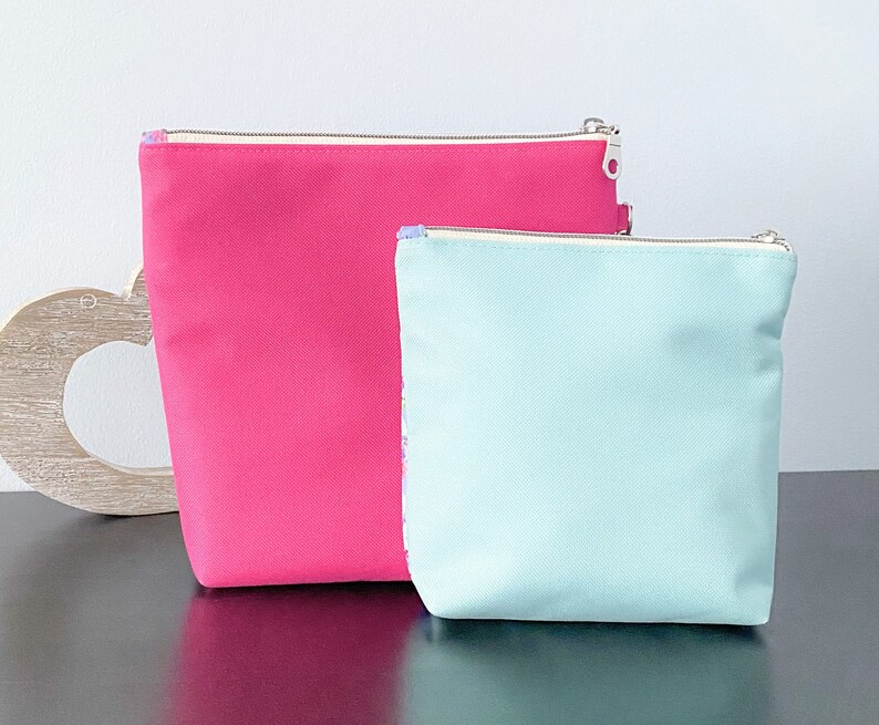 PDF Pattern Download | "double Zip" Pouch Set | Front Zip Pockets | 2 ...