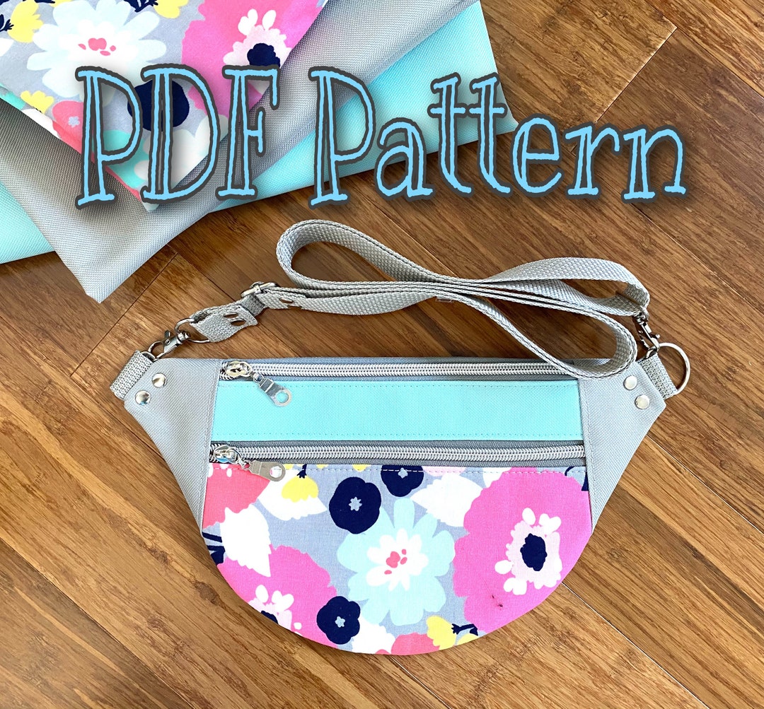 PDF Pattern Download | "daisy" Fanny Pack / Crossbody Purse | 2 Front ...