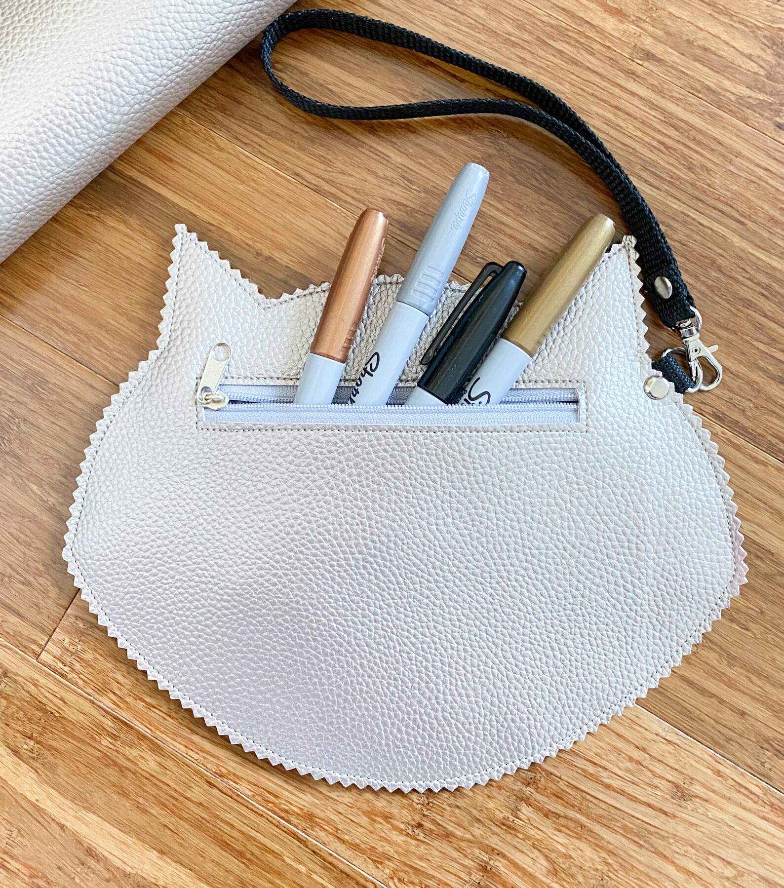 PDF Pattern Download cat Zipper Pouch / Wristlet - Etsy