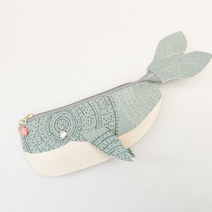 PDF Pattern | Whale #2 Pencil Case | Zipper Pouch | Justynathandmade - Etsy