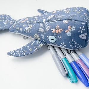 PDF Pattern | Whale Zipper Pouch | Pencil Case | Animal Lovers Gift - Etsy