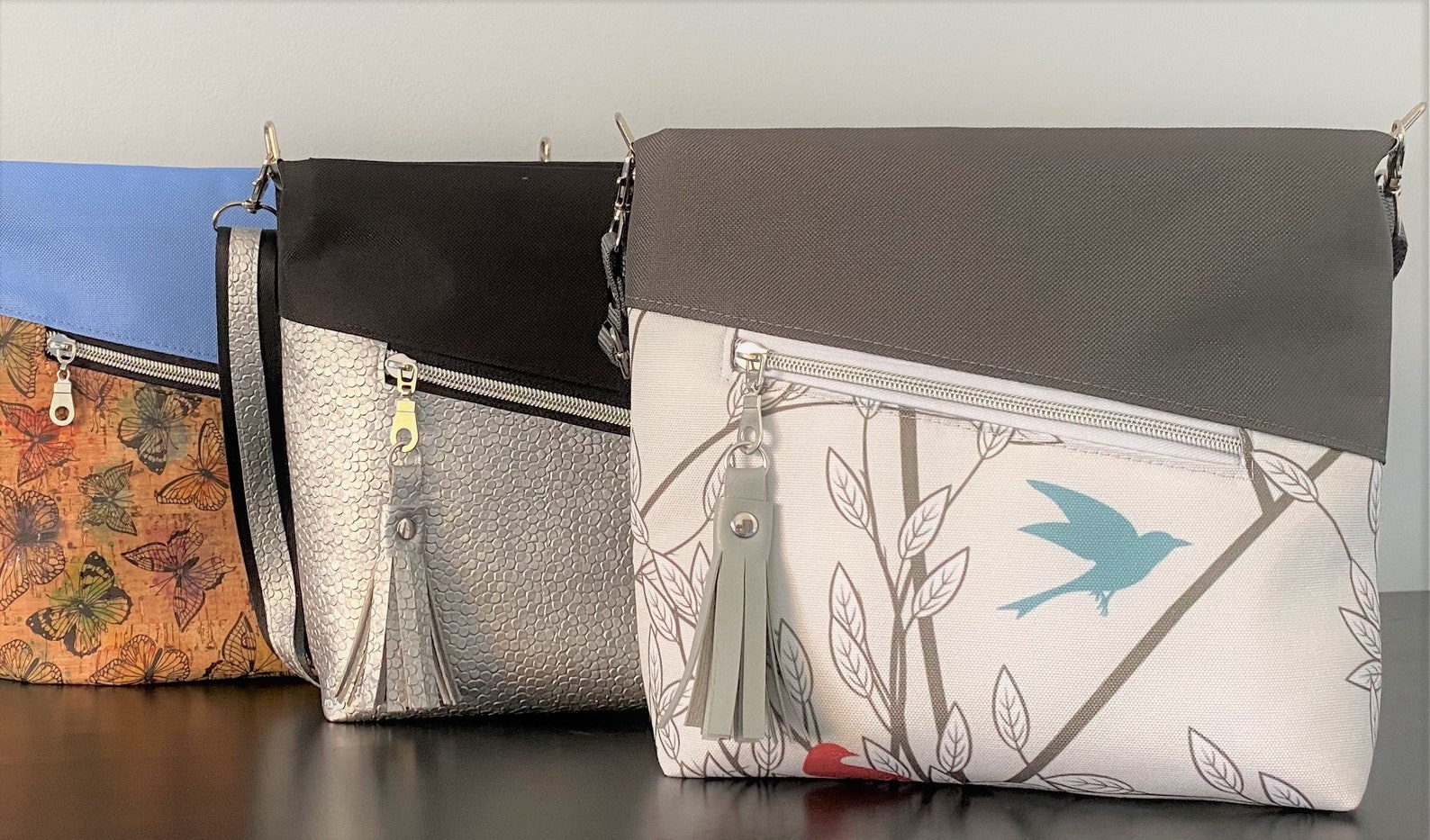 PDF Pattern Download lily Angle Front Pocket Crossbody Purse / 3 Outer ...