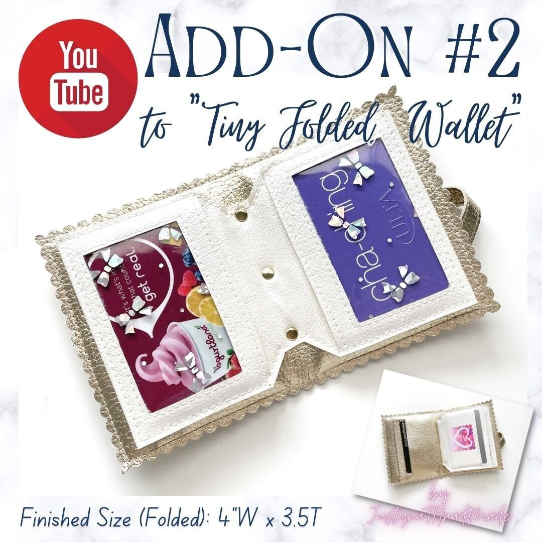 Add-on # 2 ONLY | PDF Pattern With Video Instructions | Extra 2 Credit ...