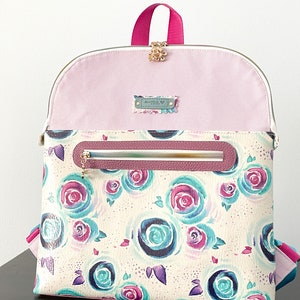 PDF Pattern | "jade" Backpack | Justynathandmade | Laptop Bag | Secure ...