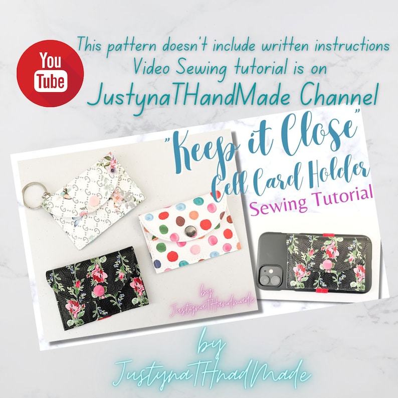 PDF Sewing Pattern With Video keep It Close - Etsy