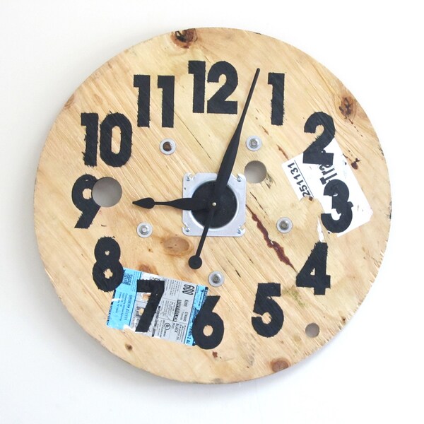 Spool Clock - Etsy