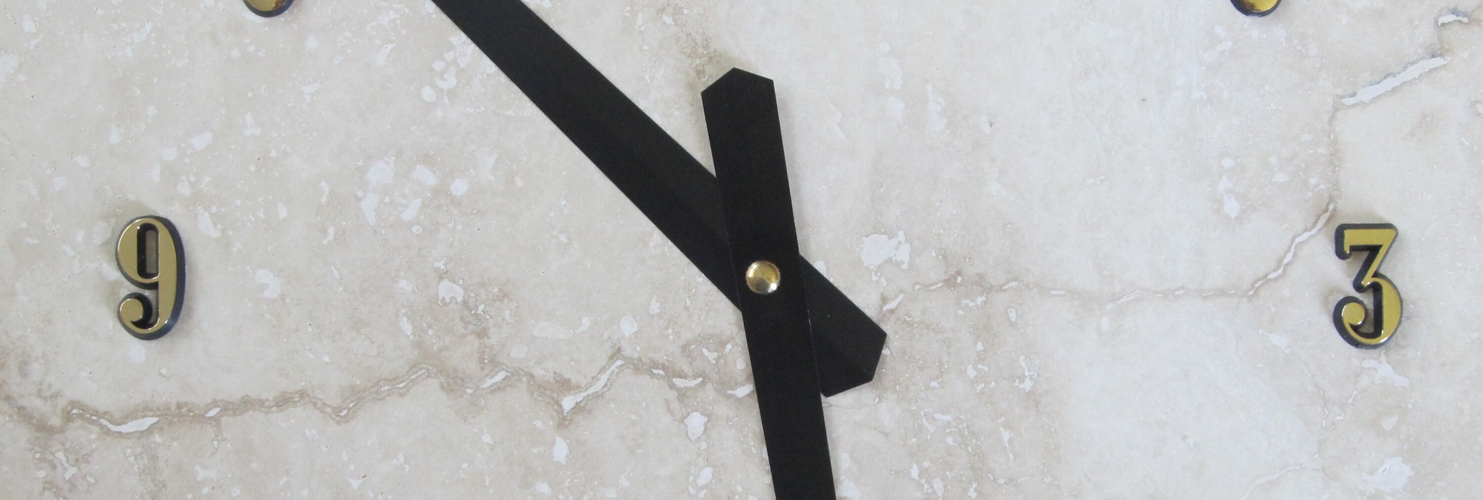 12 Travertine Stone Clock, Elegant Natural Travertine Marble Stone Wall ...