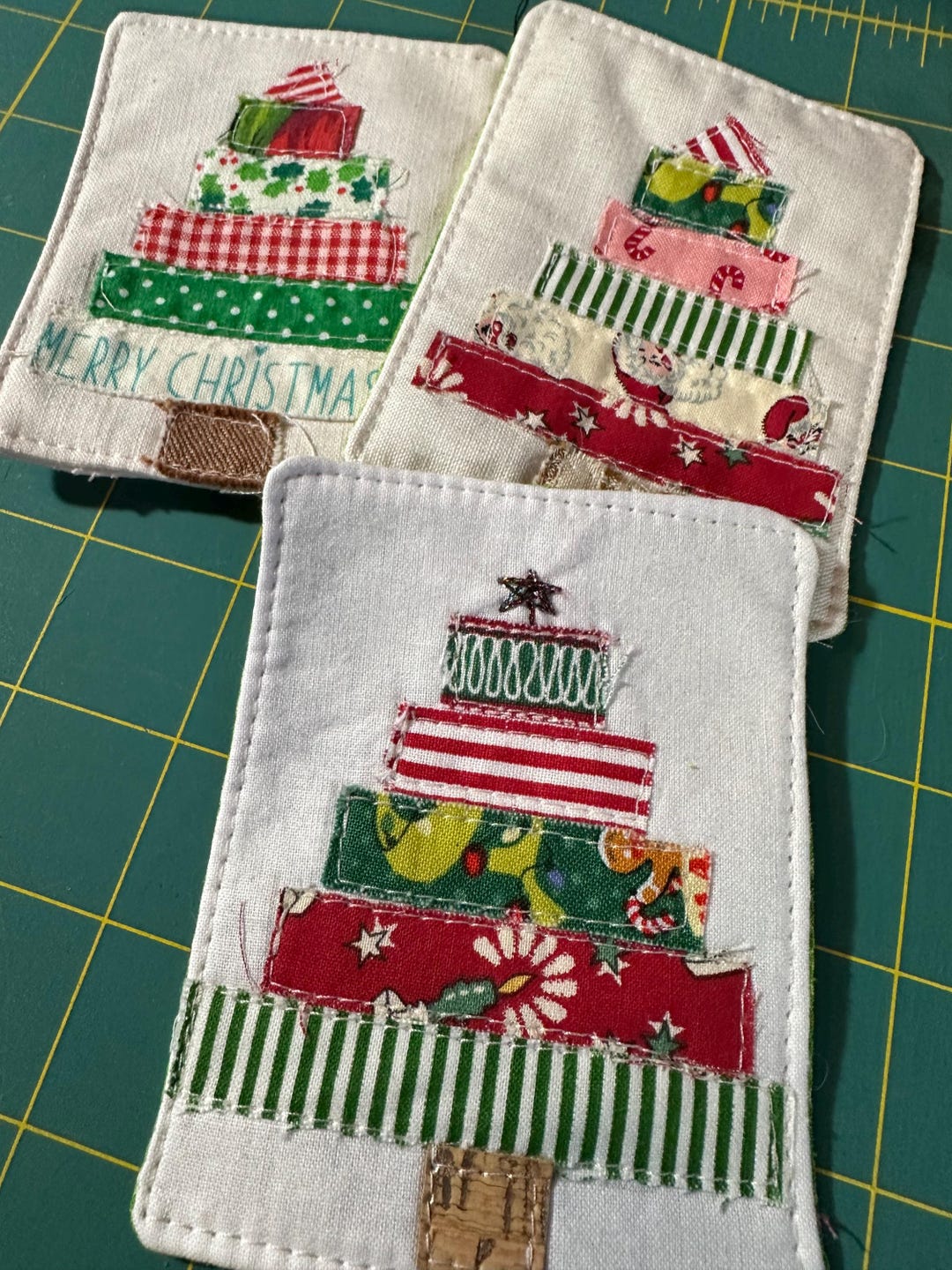 Pocket Christmas Tree Quilt Pattern: Mini Sewing Project (PDF) - Etsy