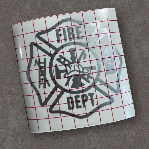 Firefighter Vinyl Decal - Etsy