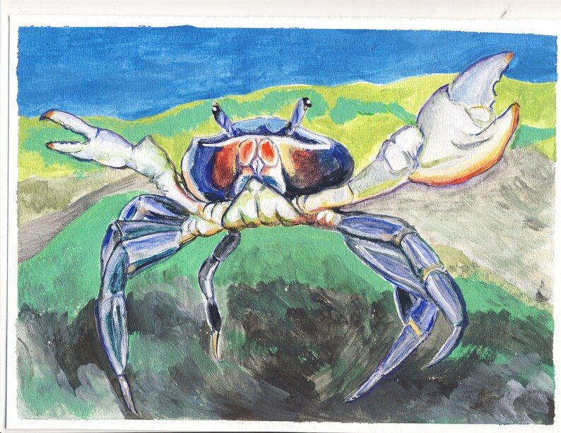 Dancing Crab - Etsy