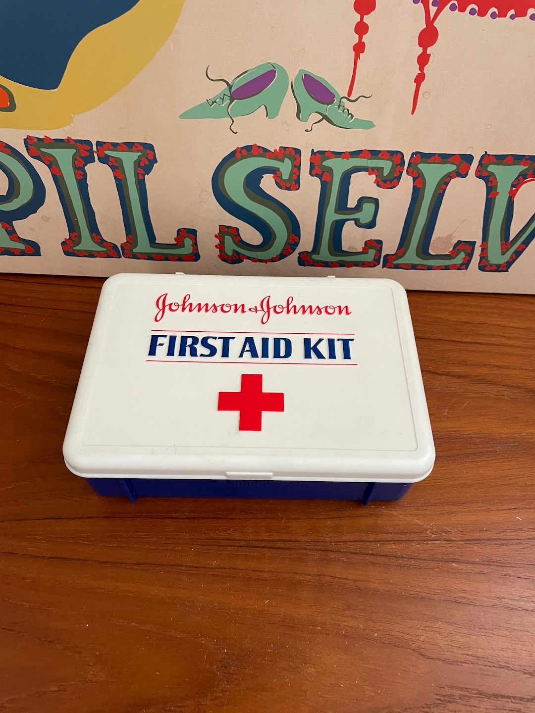 Small Vintage Johnson and Johnson First Aid Plastic Box - Etsy