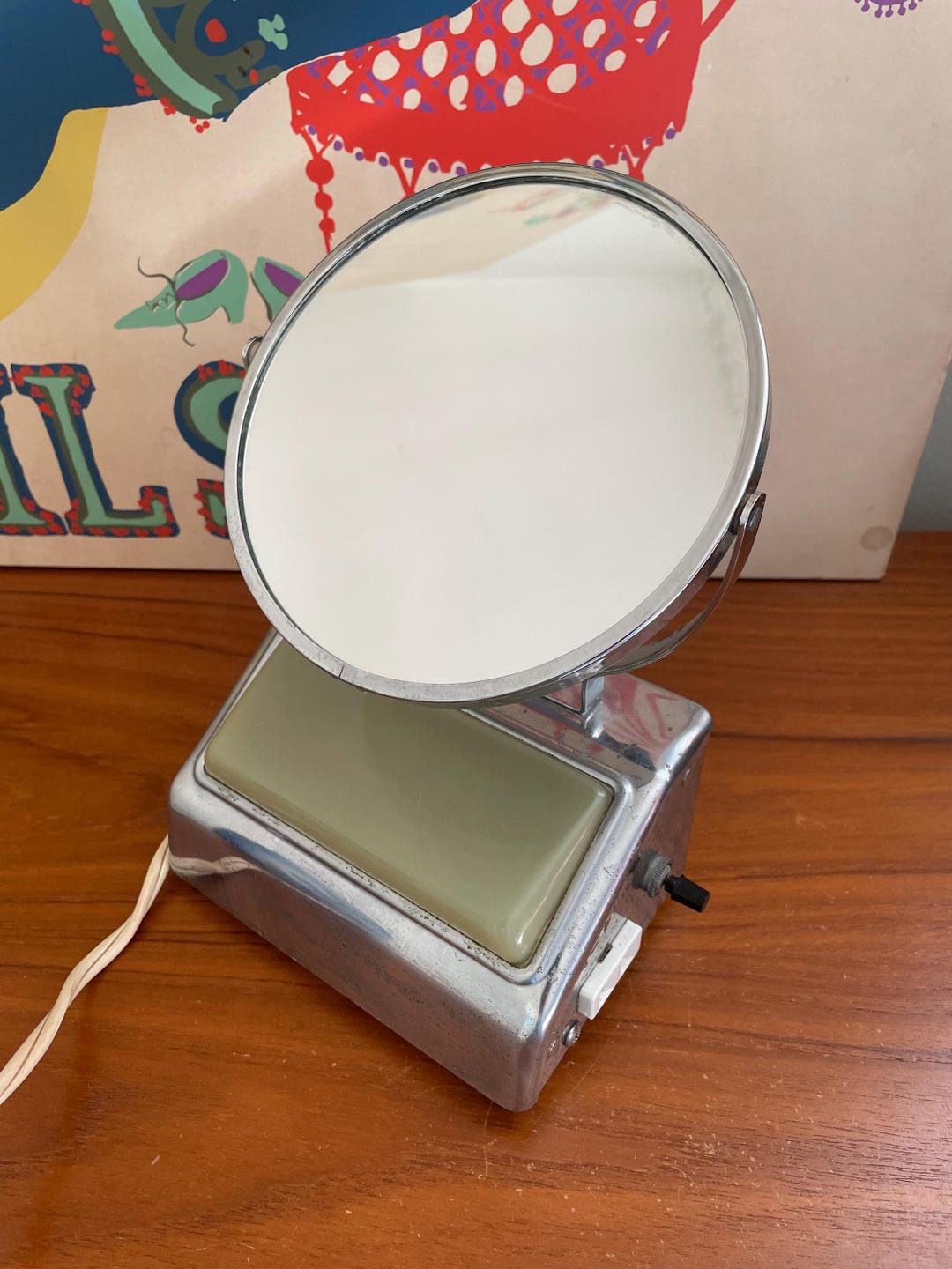 Vintage Acme Two Sided Lighted Mirror Plug In - Etsy