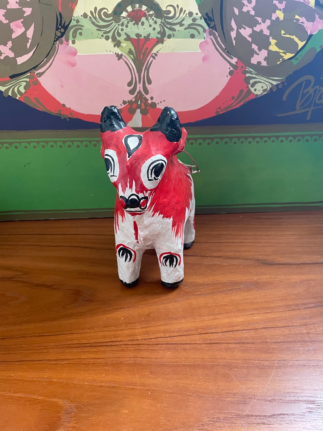 Large Burma Paper Mache Brahma Bull - Etsy