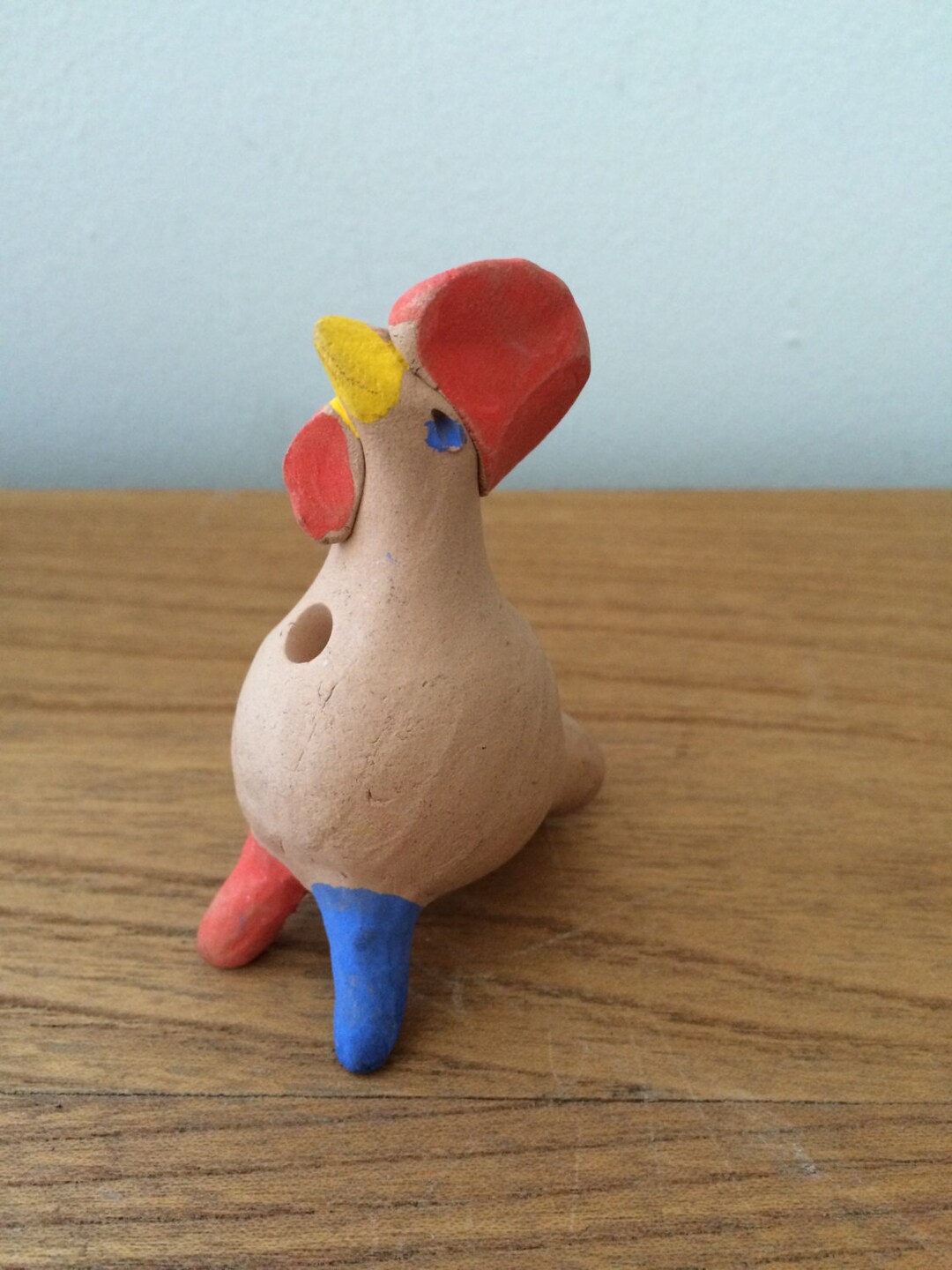 Vintage Clay Rooster Whistle - Etsy