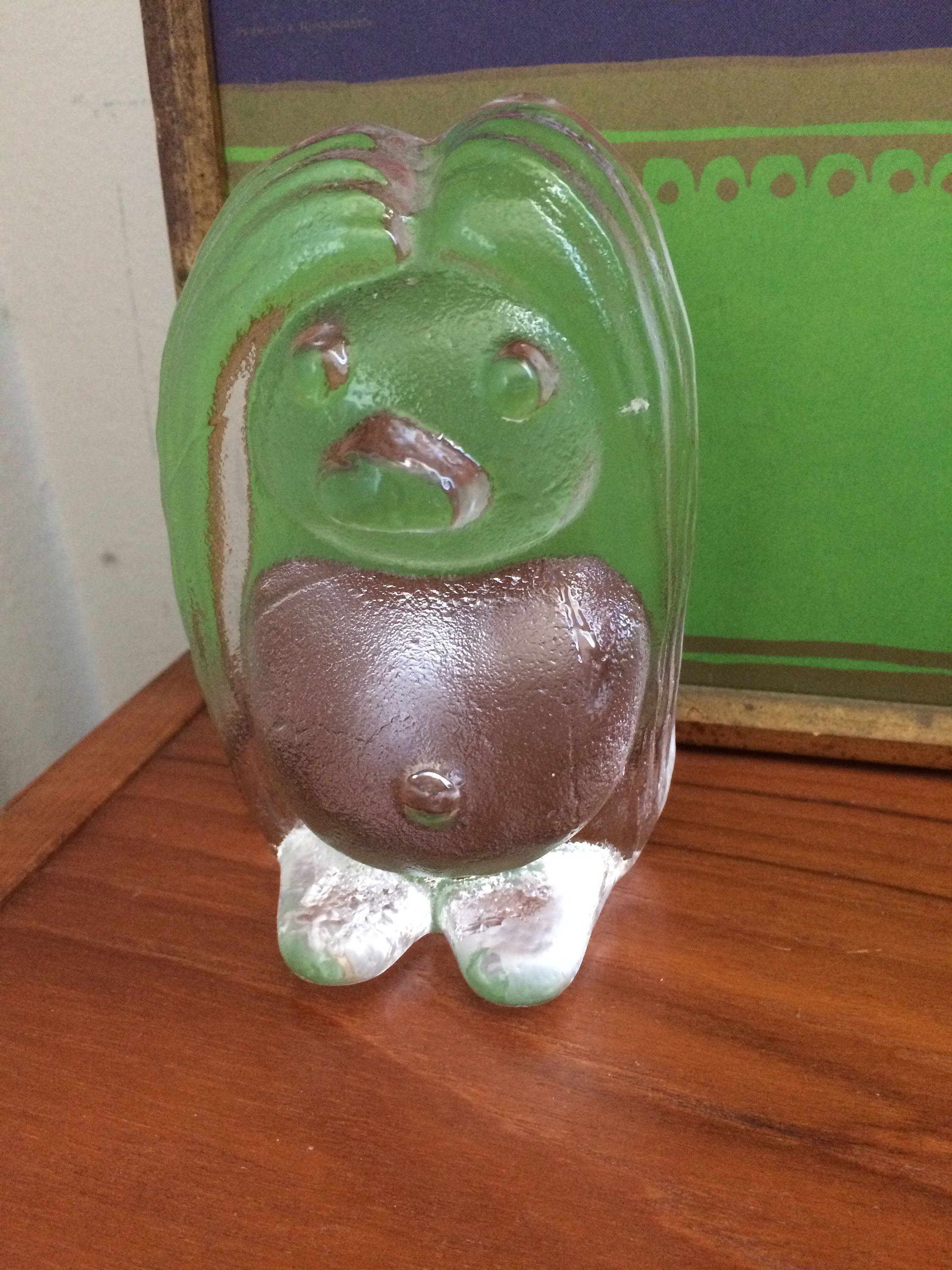 Large Scandinavian Troll Glass Figurine/ Paperweight - Etsy