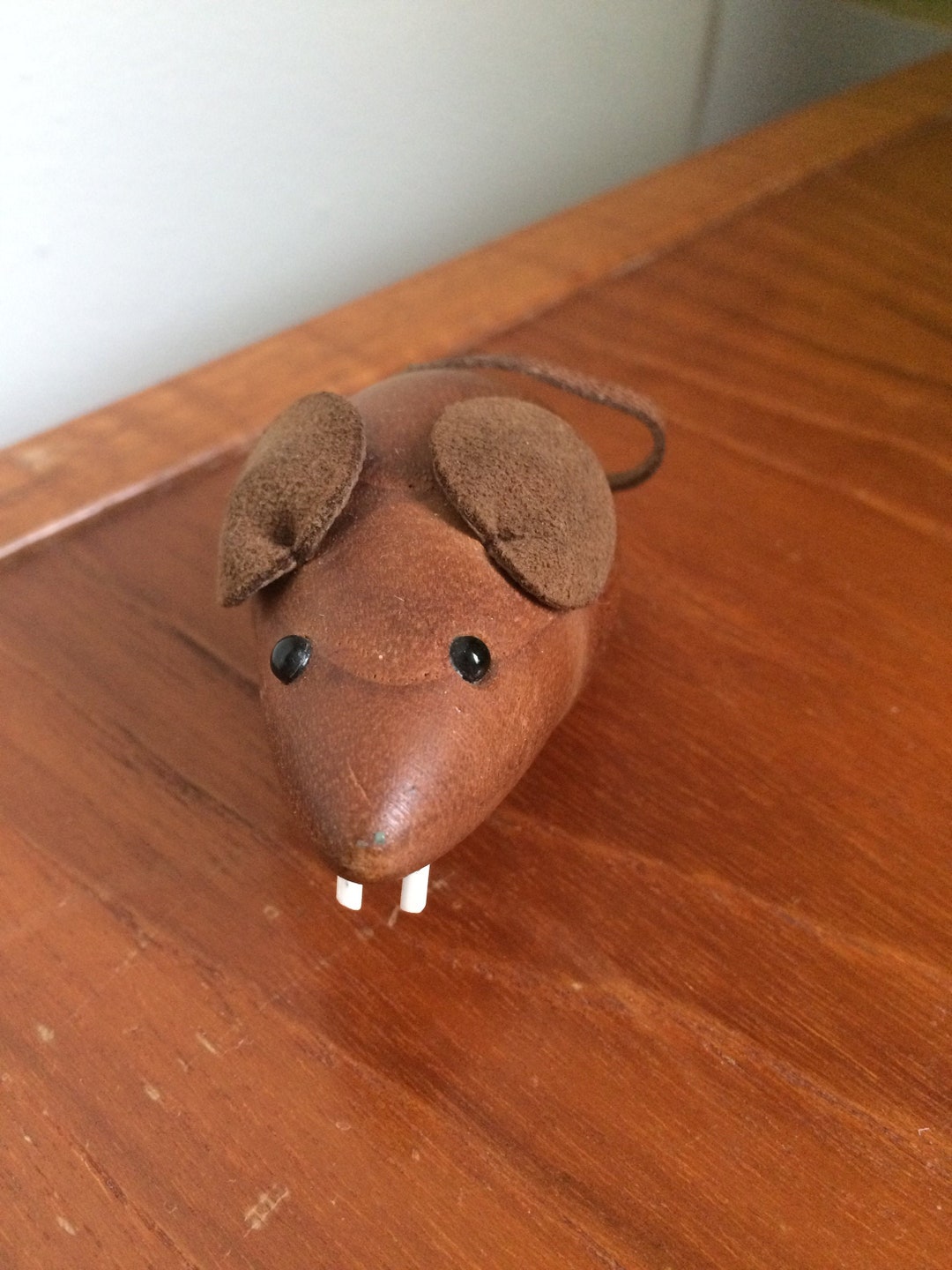Mid Century Modern Wood Mouse With Teeth - Etsy