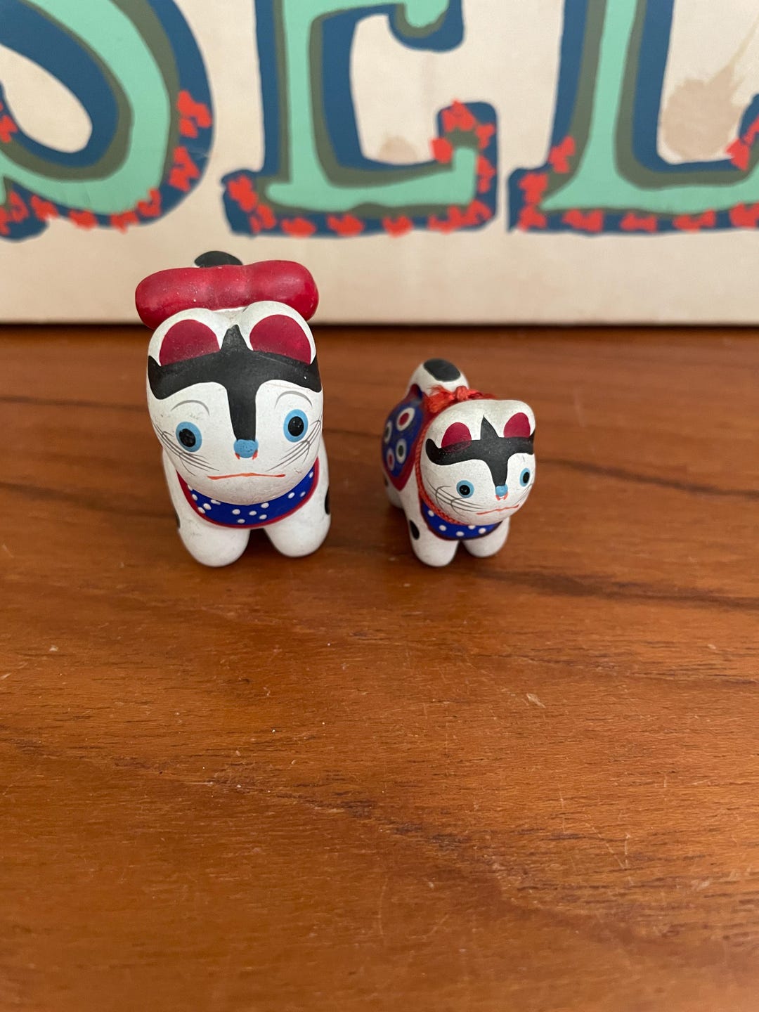 Vintage Japanese Ceramic Good Luck Dogs - Etsy