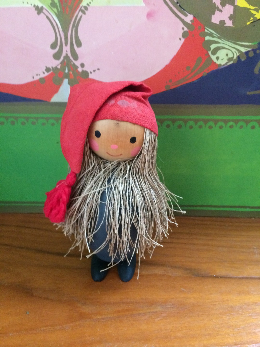 Large Vintage Swedish Pixie Girl - Etsy