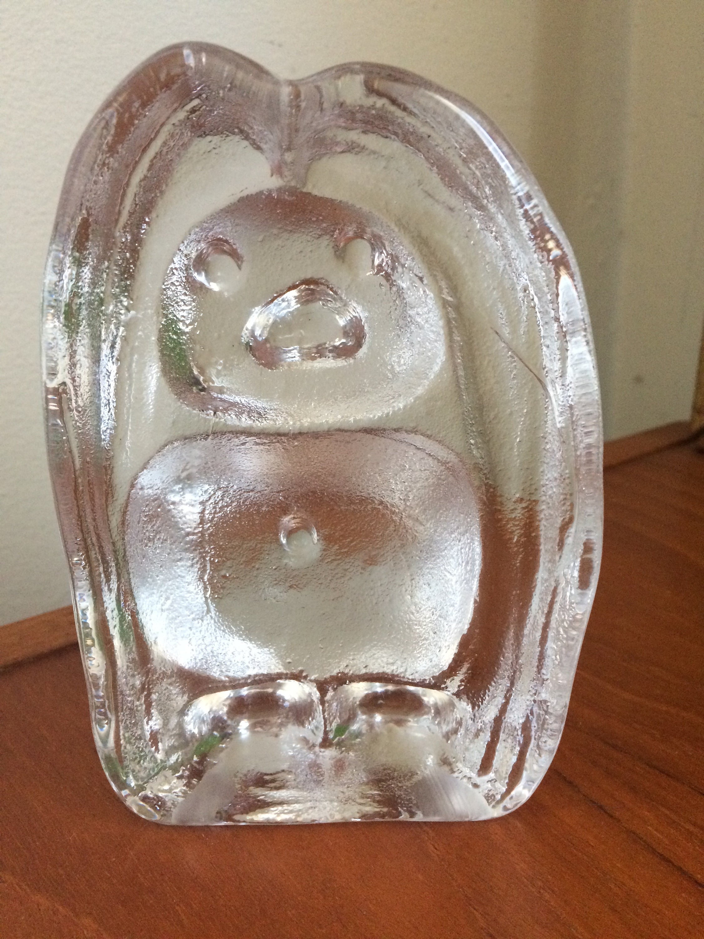 Large Scandinavian Troll Glass Figurine/ Paperweight - Etsy