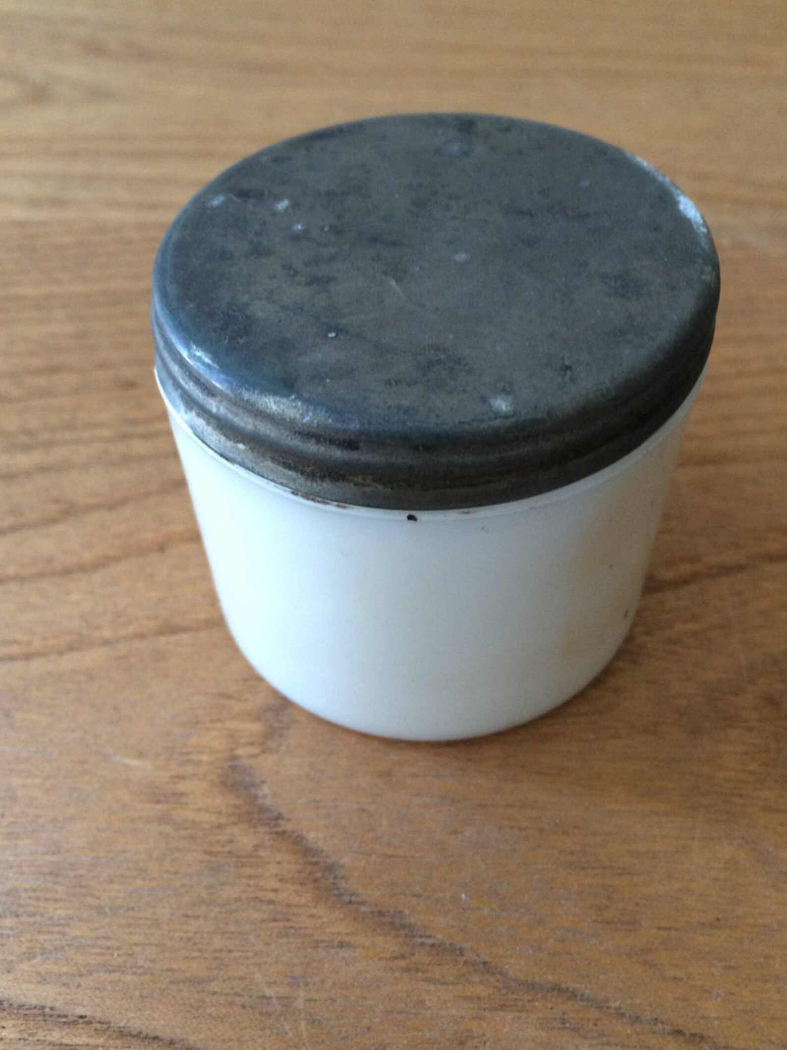 Vintage Darvon Compound off White Jar With Orange and Grey | Etsy