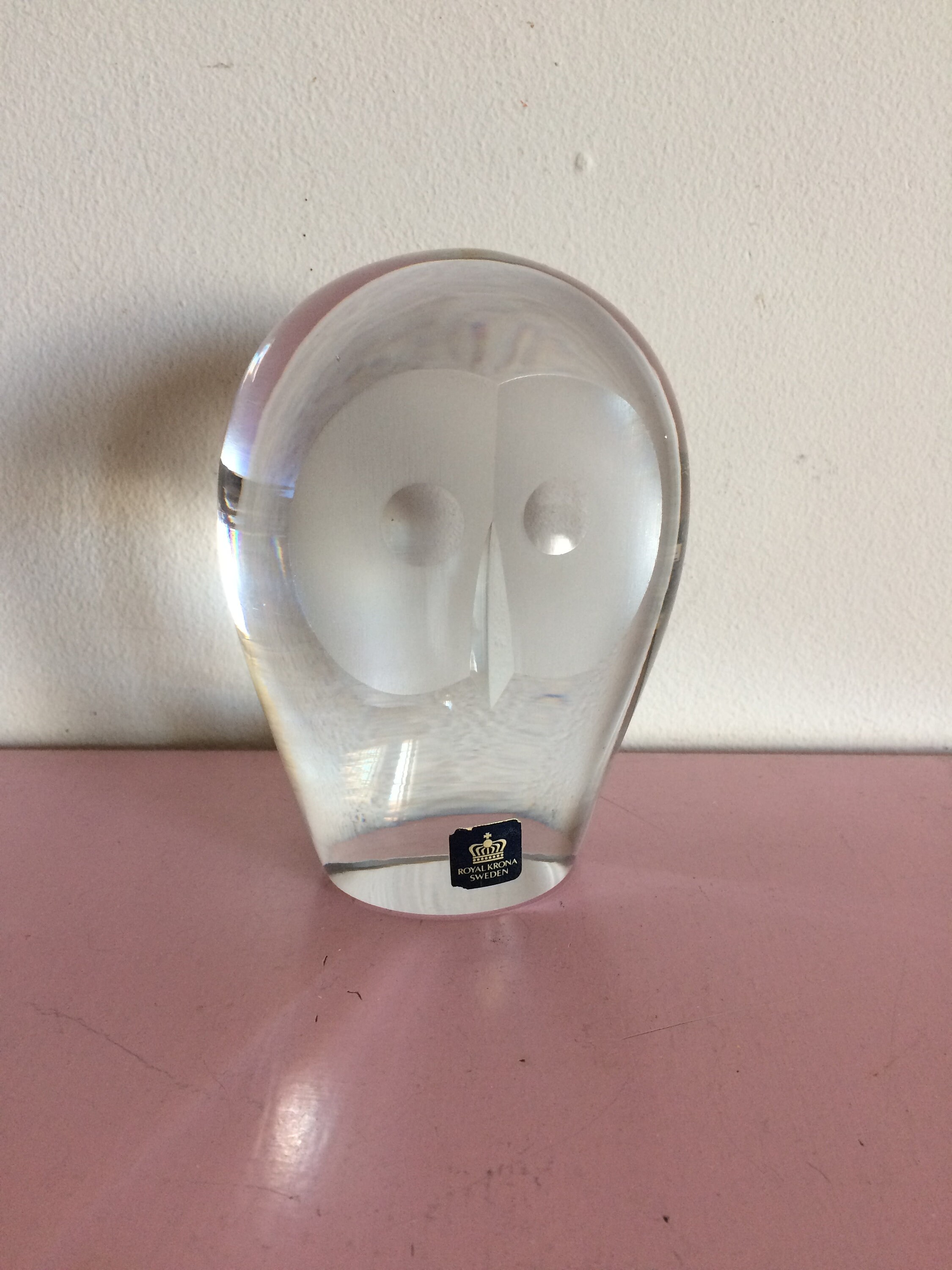 Large Scandinavian Troll Glass Figurine/ Paperweight - Etsy