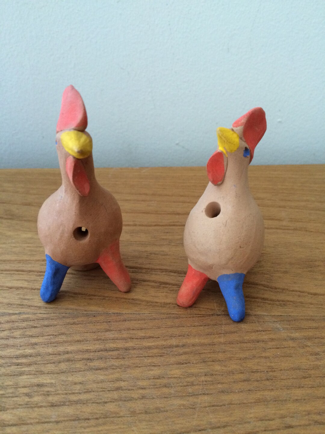 Vintage Clay Rooster Whistle - Etsy