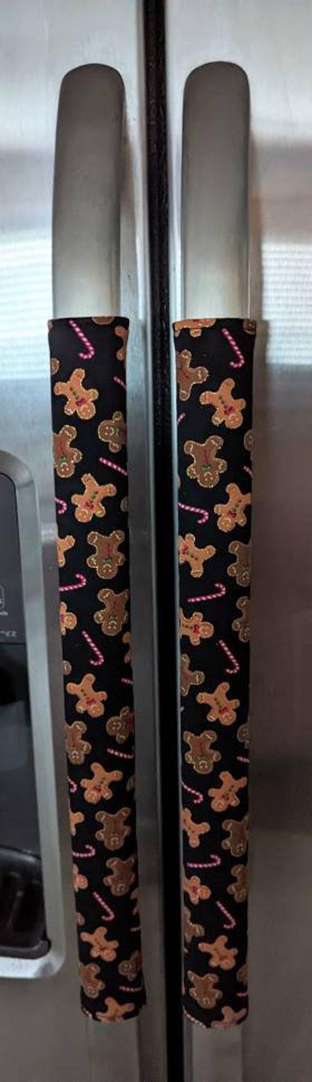 Gingerbread Men Refrigerator Door Handle Covers (set of 2 )/length 15.5 ...