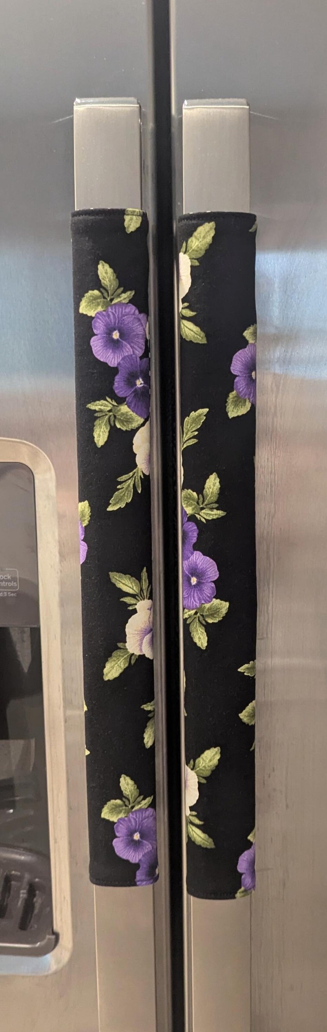 Two Refrigerator Door Handle Covers (set of 2)/length 15.5"/reversible ...
