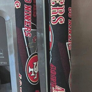 SF 49ers Refrigerator Door Handle Covers set of 2/length 15.5 Long ...
